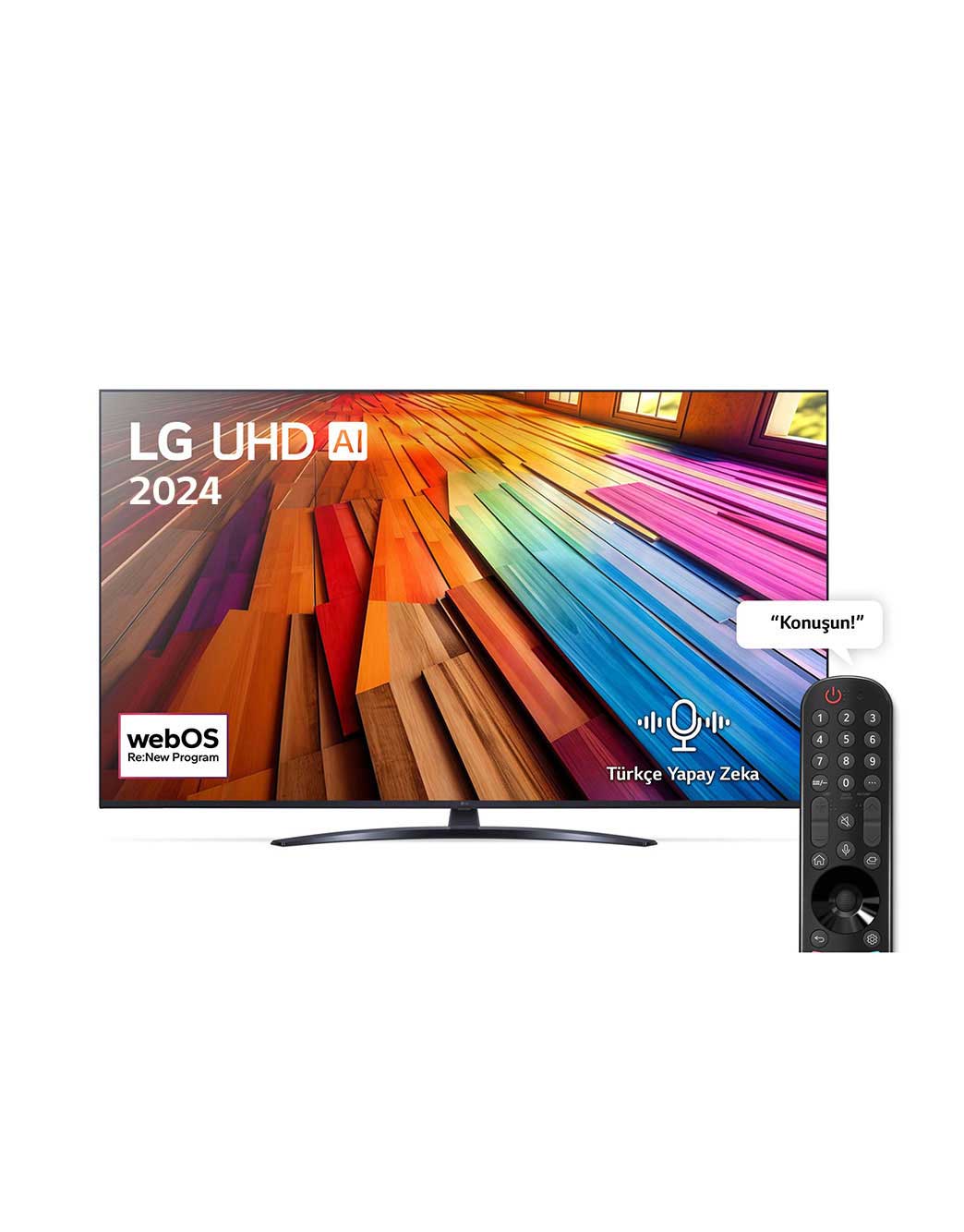 65 inç LG UHD UT81 4K Smart TV 2024 - 65UT81006LA | LG TR