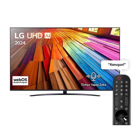 75 inç LG UHD UT81 4K Smart TV 2024 - 75UT81006LA | LG TR
