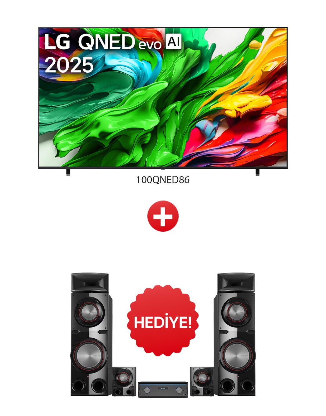 LG 100QNED86 Satın Alımlarında MR11 Ses Sistemi Hediye - 100QNED86.MR11 ...