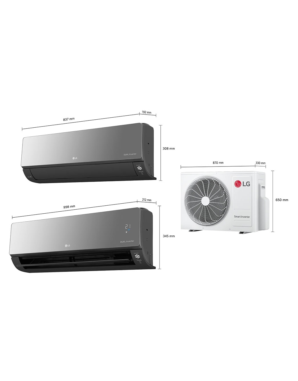 AC2MULTI Inverter Wi-Fi Multi Split Klima | LG TR