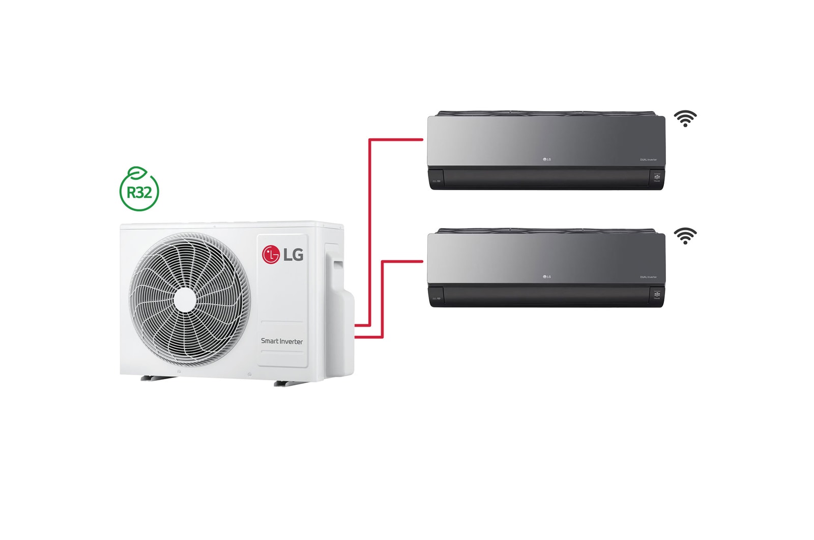 AC2MULTI Inverter Wi-Fi Multi Split Klima | LG TR