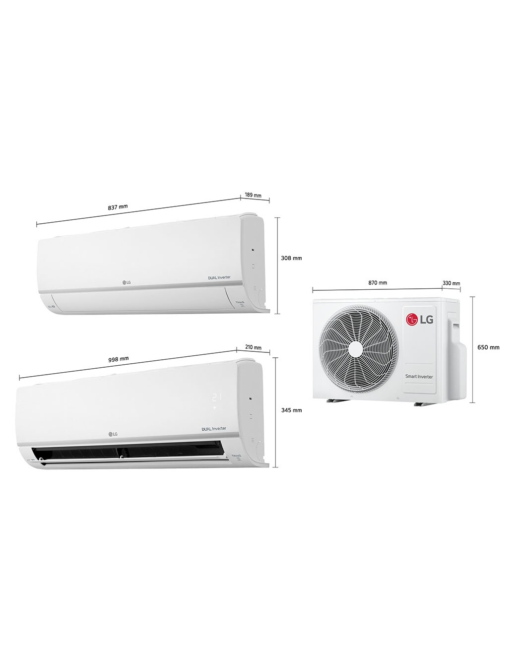 DP3MULTI Inverter Wi-Fi Multi Split Klima | LG TR