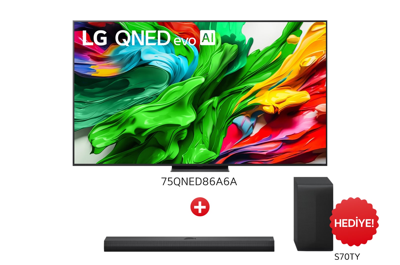 LG 75QNED86 Satın Alımlarında S70T Soundbar Hediye - 75QNED86A.S70T | LG TR