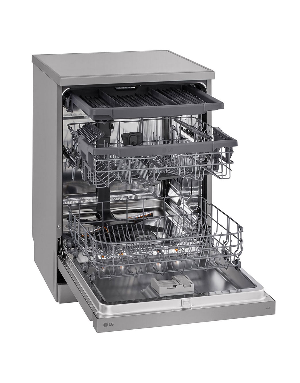 Front Control Smart Wi-fi Dishwasher in Prime Silver | LG Singapore