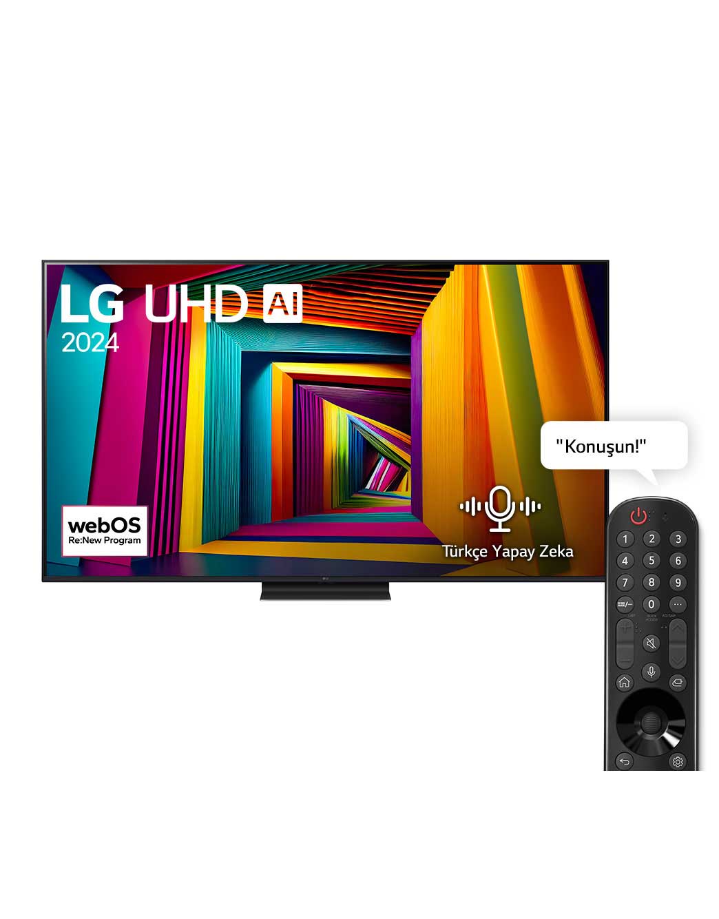 75 inç LG UHD UT91 4K Smart TV 2024 - 75UT91006LA | LG TR