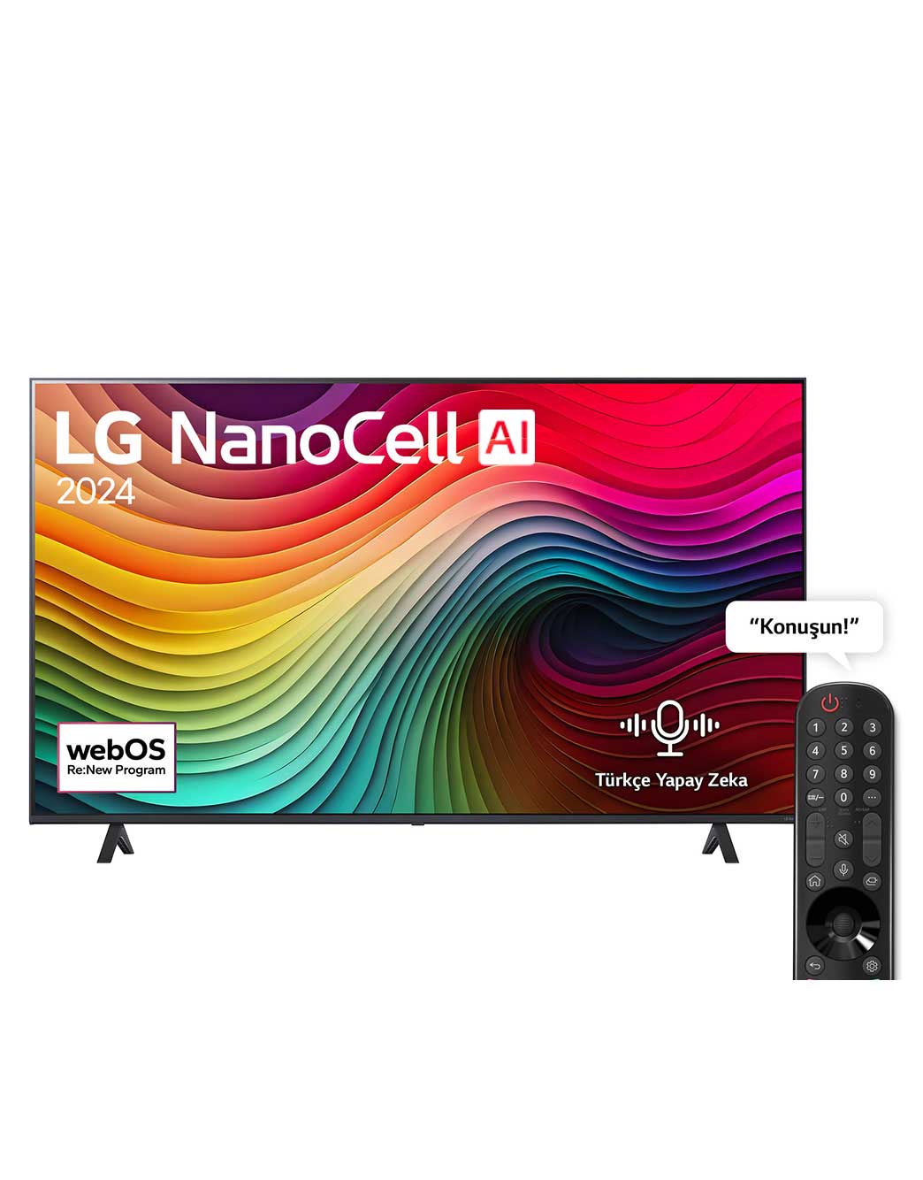 55 inç LG NanoCell NANO81 4K Smart TV 2024 - 55NANO81T6A | LG TR