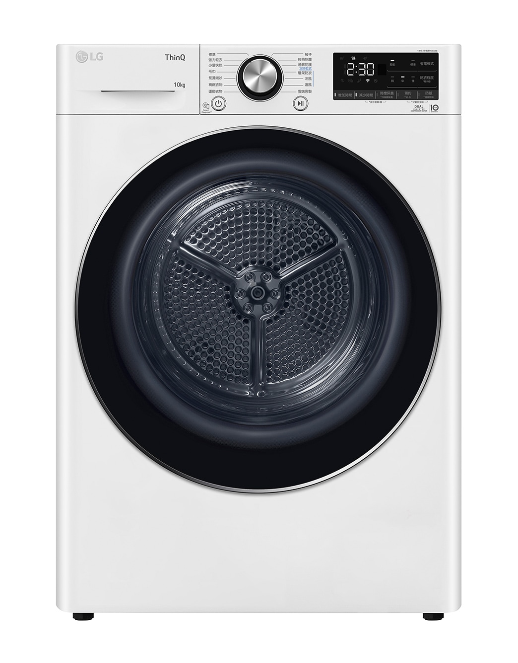 免曬衣乾衣機｜10公斤｜冰瓷白｜WR-100VW | LG TW