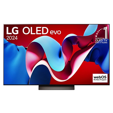 55吋｜LG OLED evo AI 4K 智慧顯示器｜C4極緻系列｜2024 (可壁掛) - OLED55C4PTA | LG 台灣