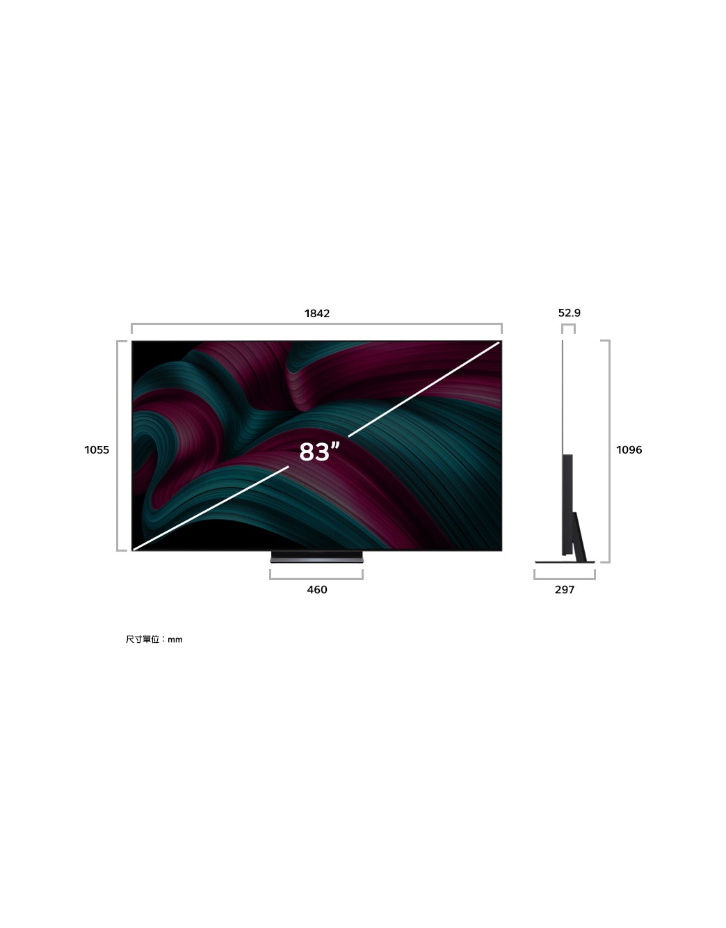 83 吋 LG OLED evo AI C5 4K 電視- OLED83C5PTA.ATT | LG 台灣