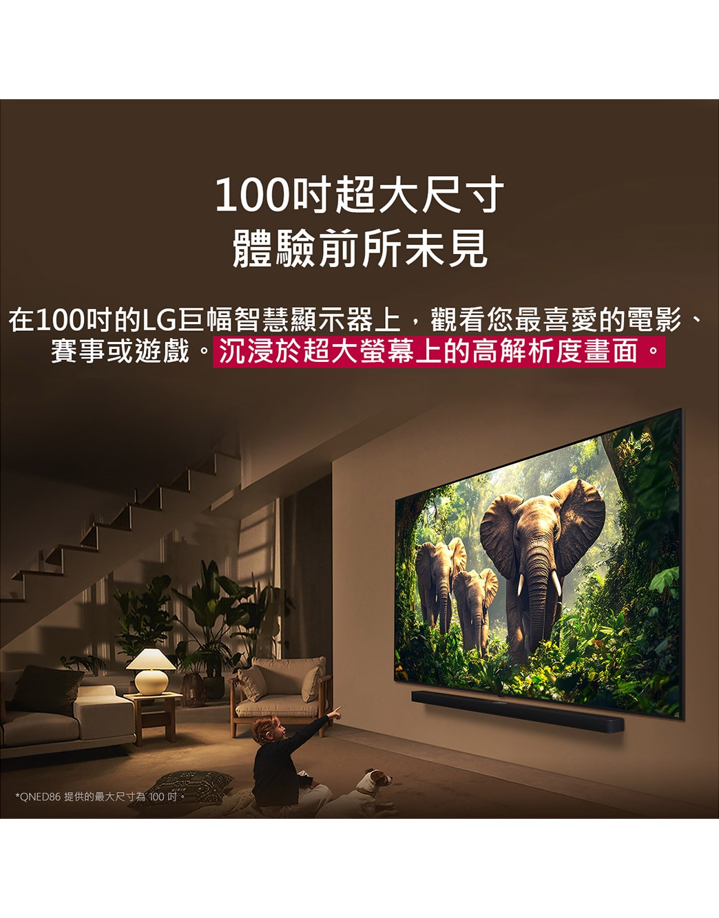 65 吋 LG QNED evo AI QNED86 MiniLED 4K 智能電視 2025 - 65QNED86ATA | LG TW