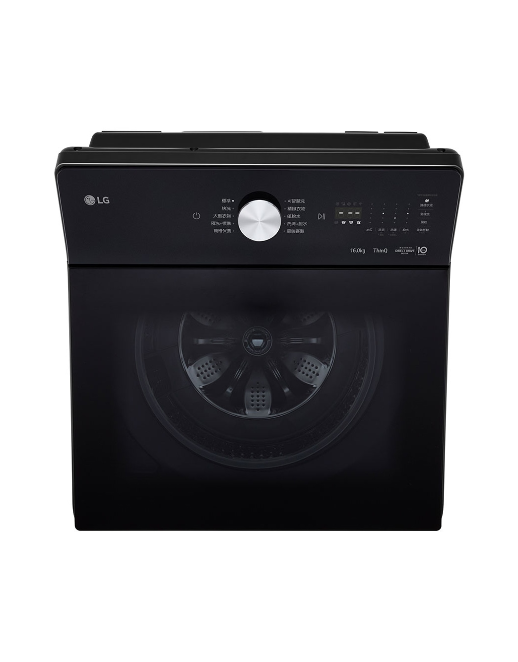 16公斤直立式洗衣機 EZ 系列｜瑪瑙黑｜AI DD™ 直驅變頻 - WT-TD16OB | LG 台灣