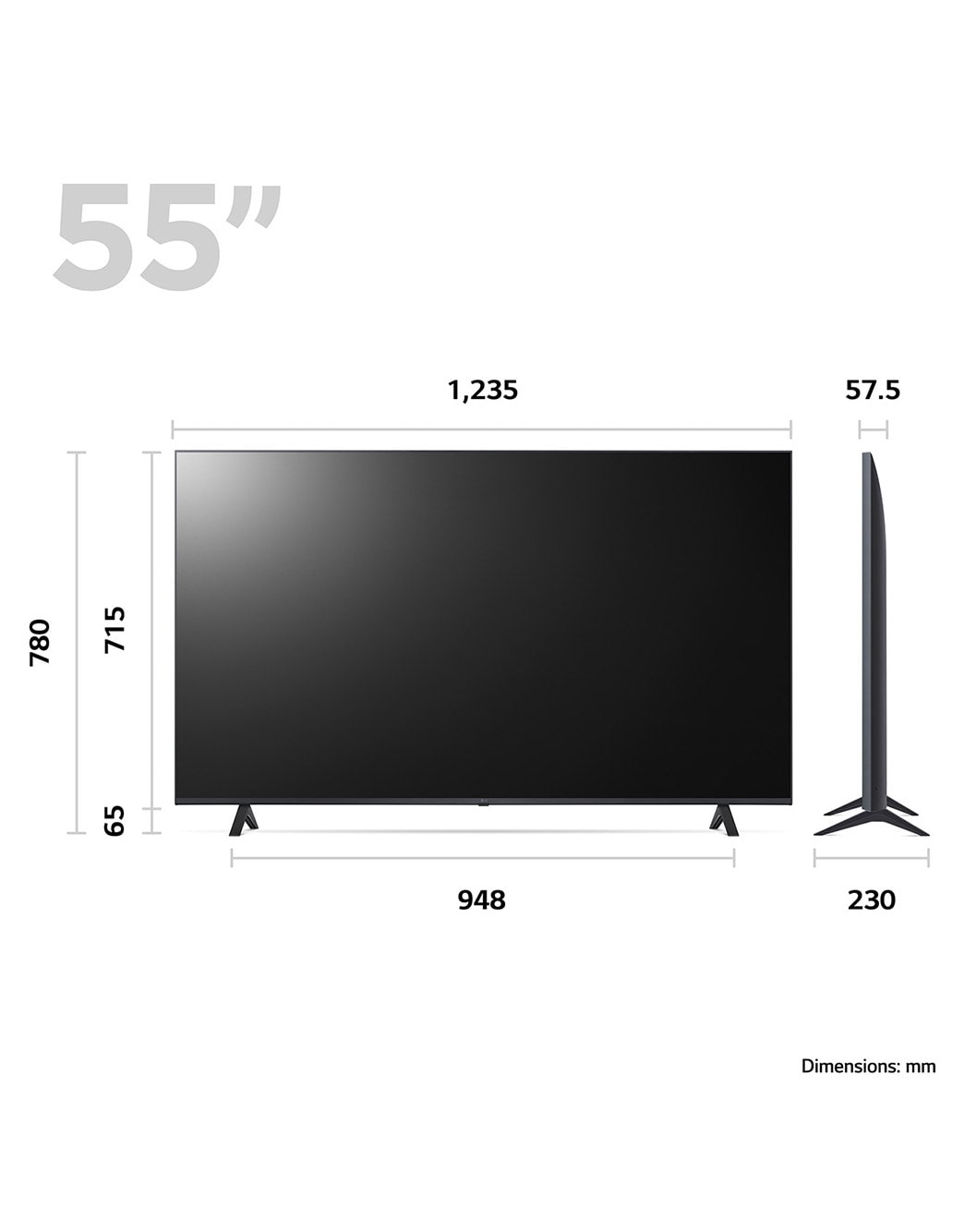 LG UR78 55" 4K Smart UHD TV 2023 - 55UR78006LK | LG UK