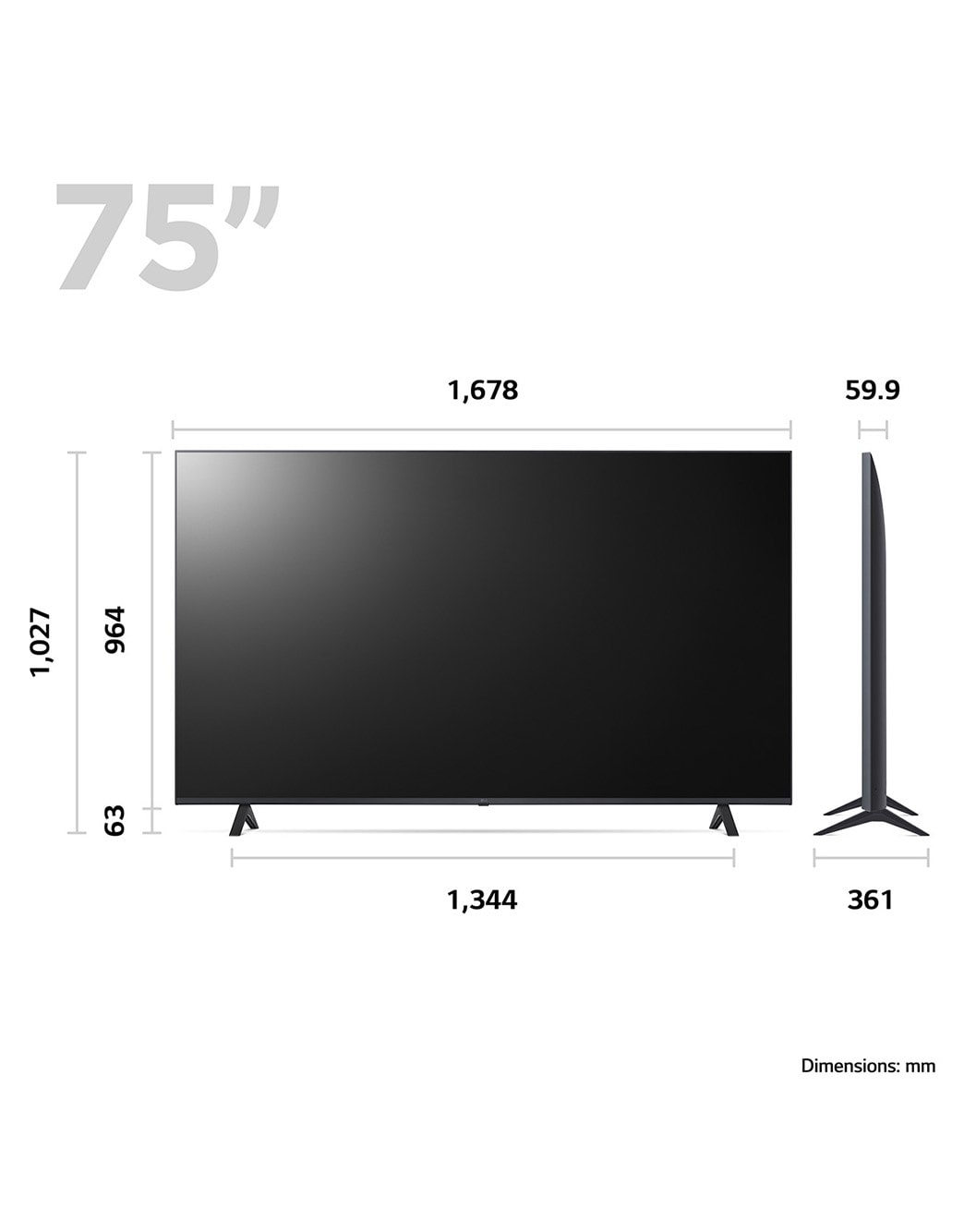 LG UR78 75" 4K Smart UHD TV 2023 - 75UR78006LK | LG UK