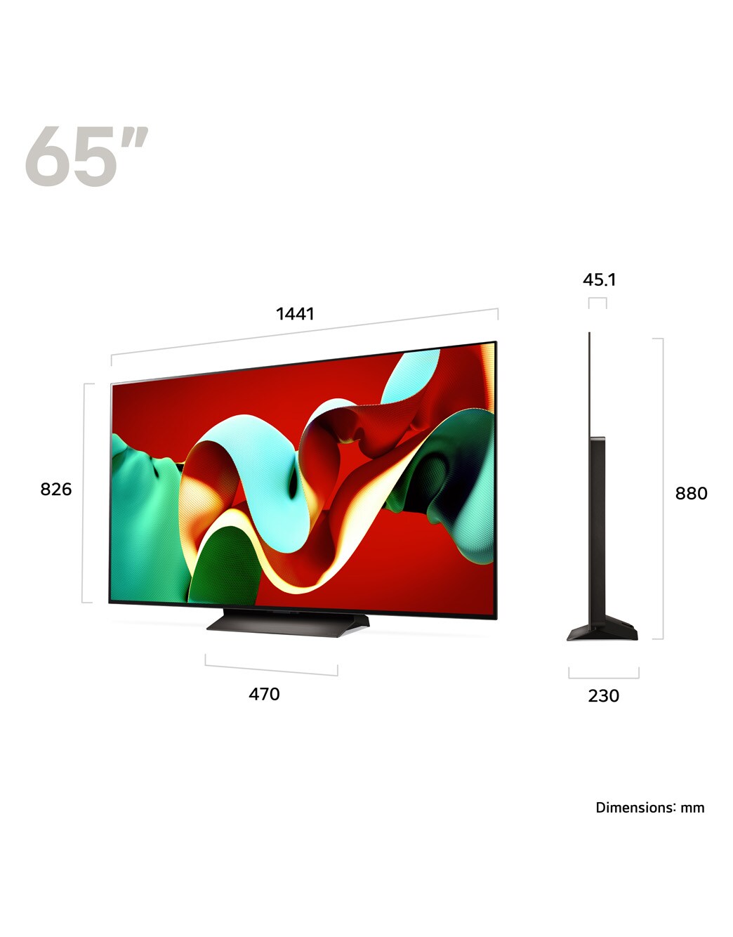 65 inch OLED TV OLED65C43LA & Speaker XG2TBK | LG UK