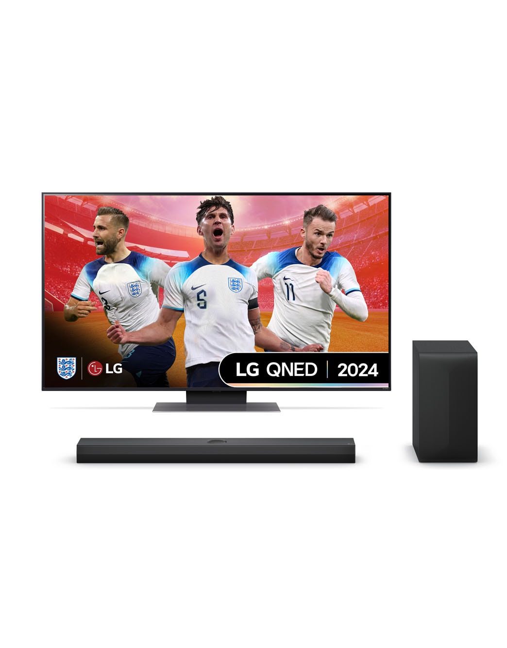 55 inch LG QNED86 4K TV & US70TR Soundbar | LG UK