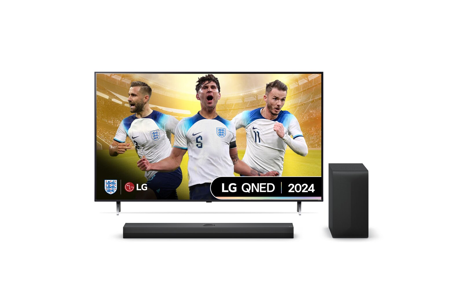 75 inch LG QNED80 4K TV & US70TR Soundbar | LG UK