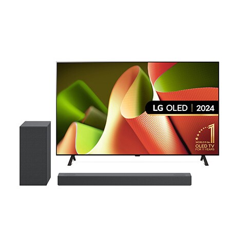LG B46 OLED 77" & S75Q Soundbar | LG UK