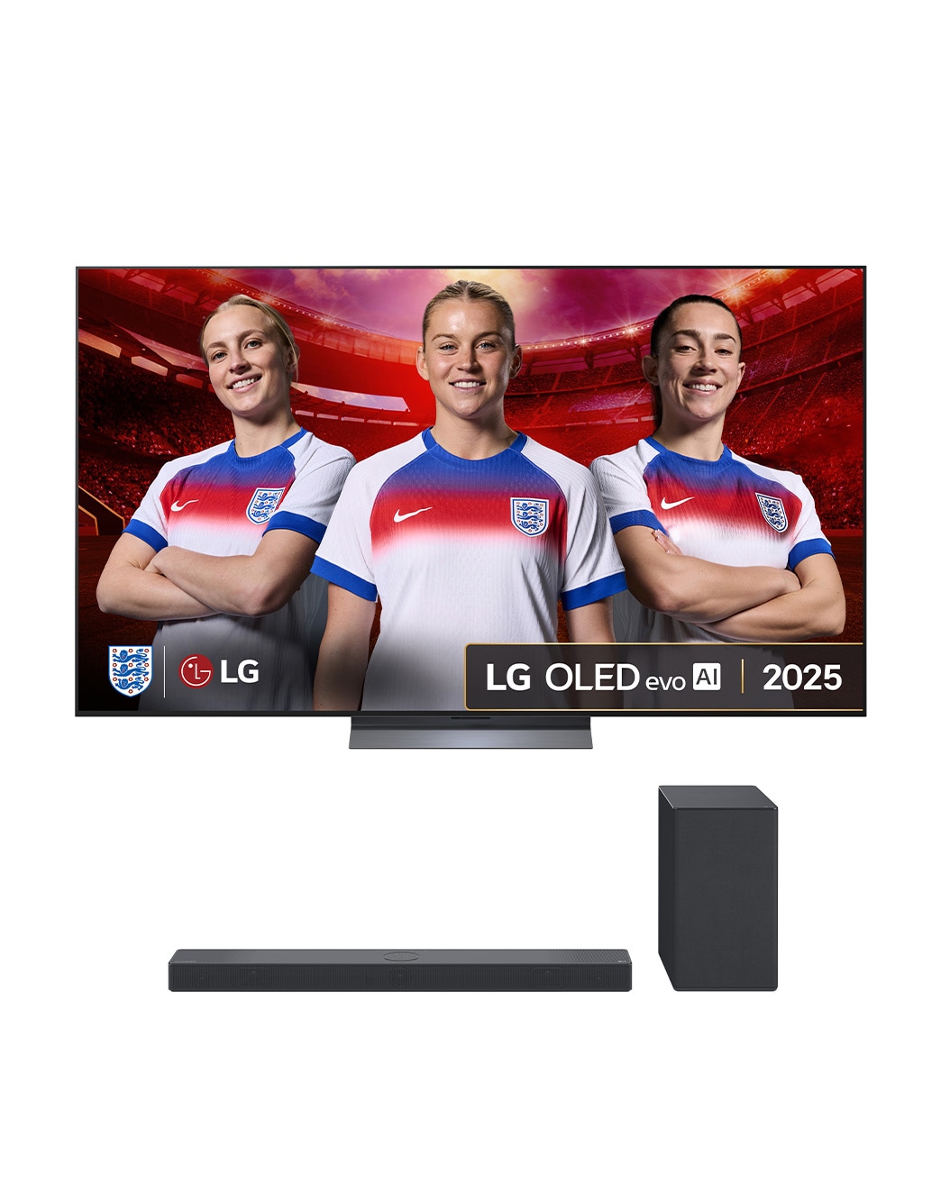 77 inch LG OLED evo AI C5 + Soundbar bundle OLED77C54LA.USC9S | LG UK
