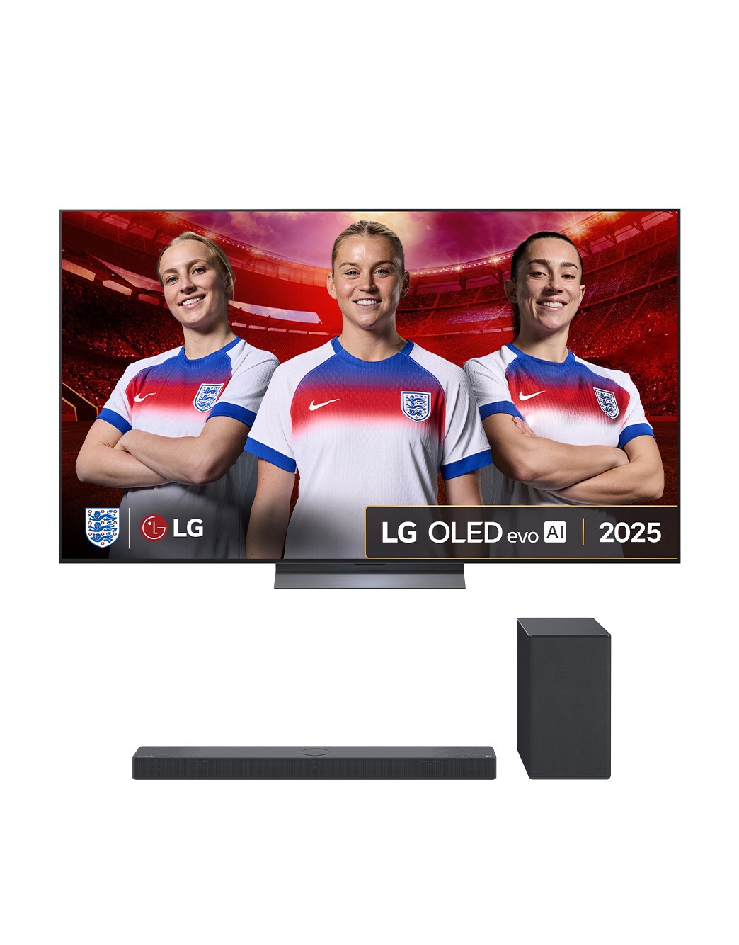 77 inch LG OLED evo AI C5 + Soundbar bundle OLED77C55LA.USC9S | LG UK