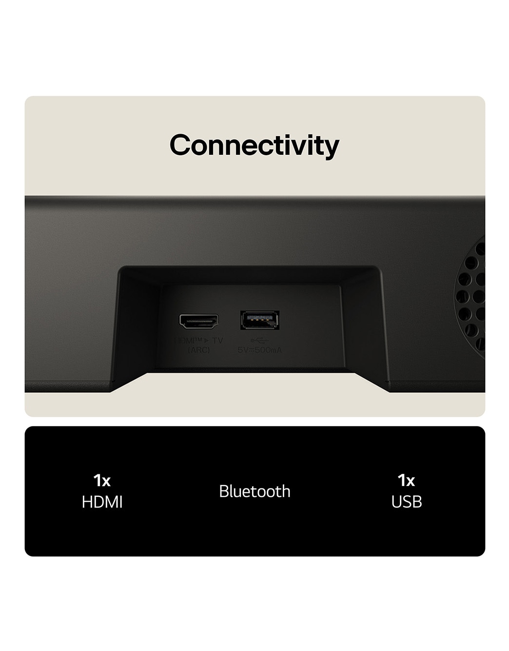 2.0 channel LG Soundbar for TV with Dolby Audio US20A | LG UK