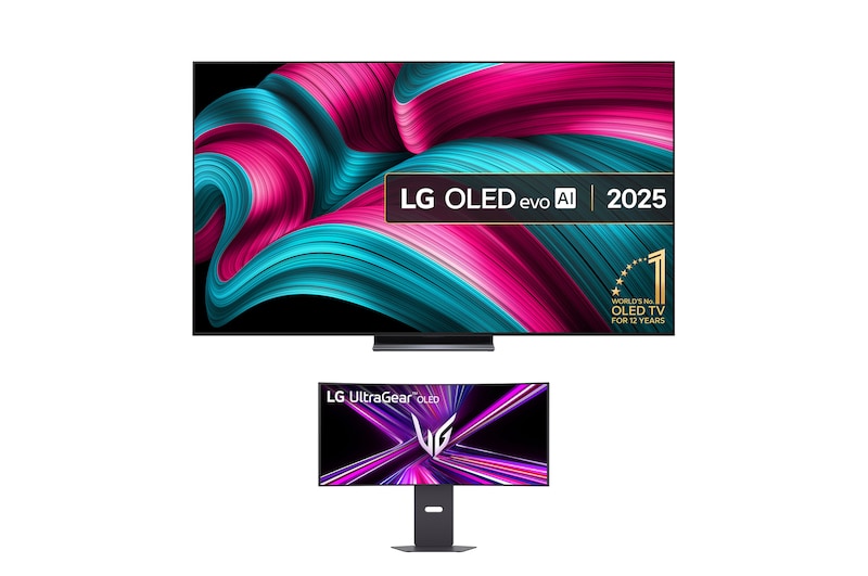 LG C5 OLED evo 83” TV + 34GX900A Monitor Bundle | LG UK