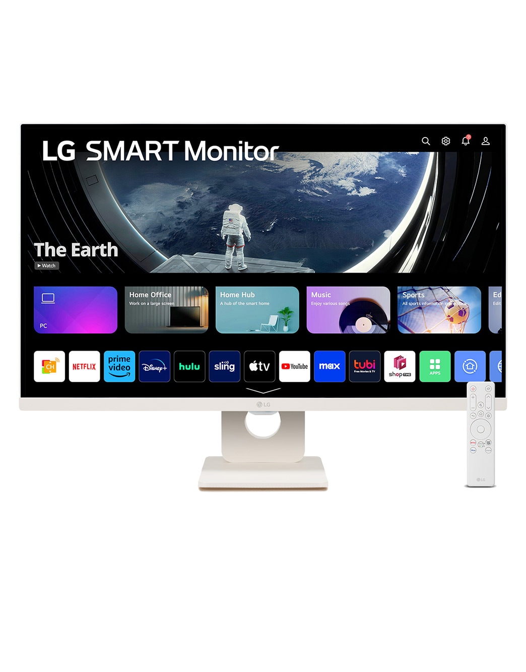 27" Full HD IPS Smart Monitor with webOS - 27SR50F-W | LG UK