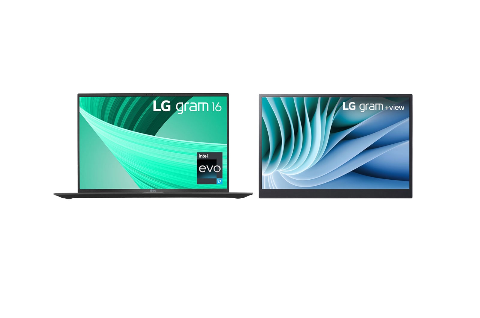 LG gram16 laptop & FREE +view portable monitor - PTO-16ZAA78.ASDA1 | LG UK