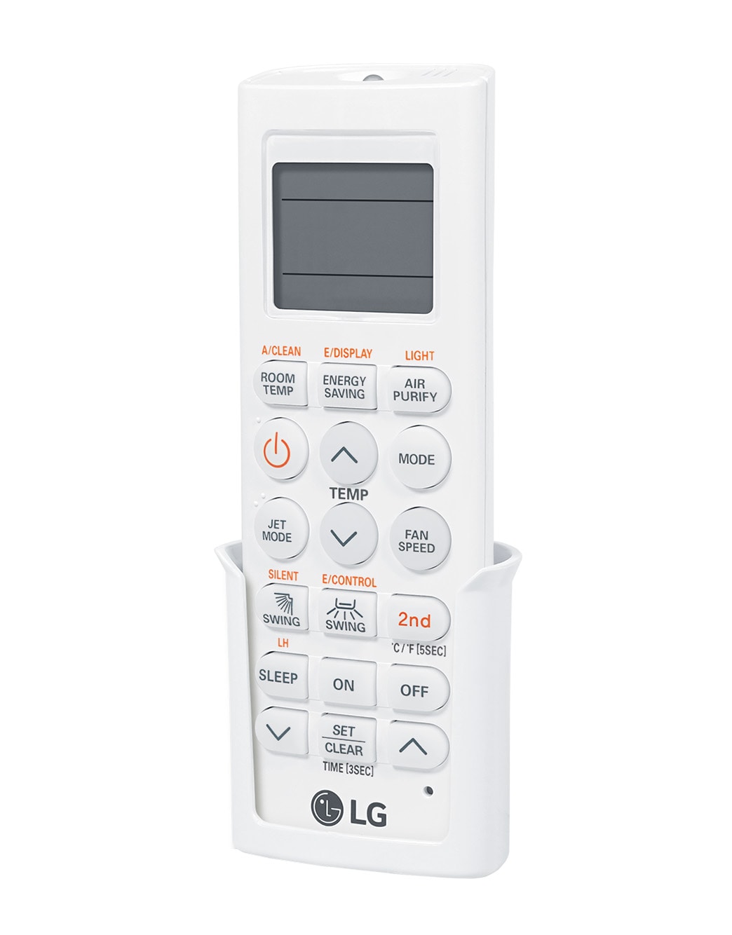 Wall Air Conditioner Remote Controller (include Holder) - AKB74375404 ...