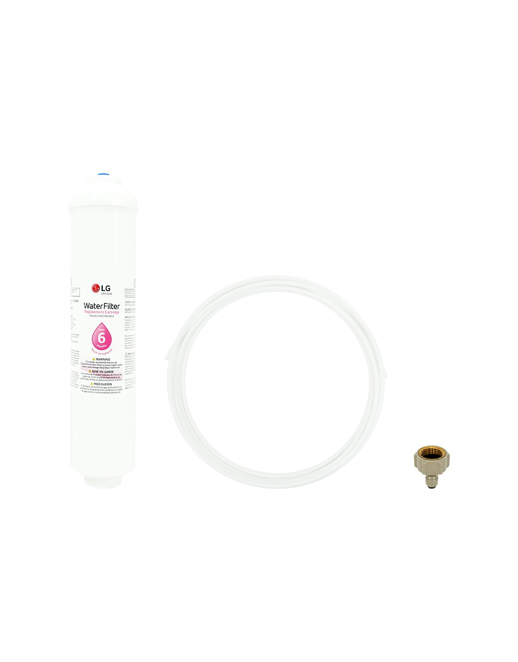 FSS-002 Refrigerator Water Filter Set (Water Filter, Valve, Hose ...