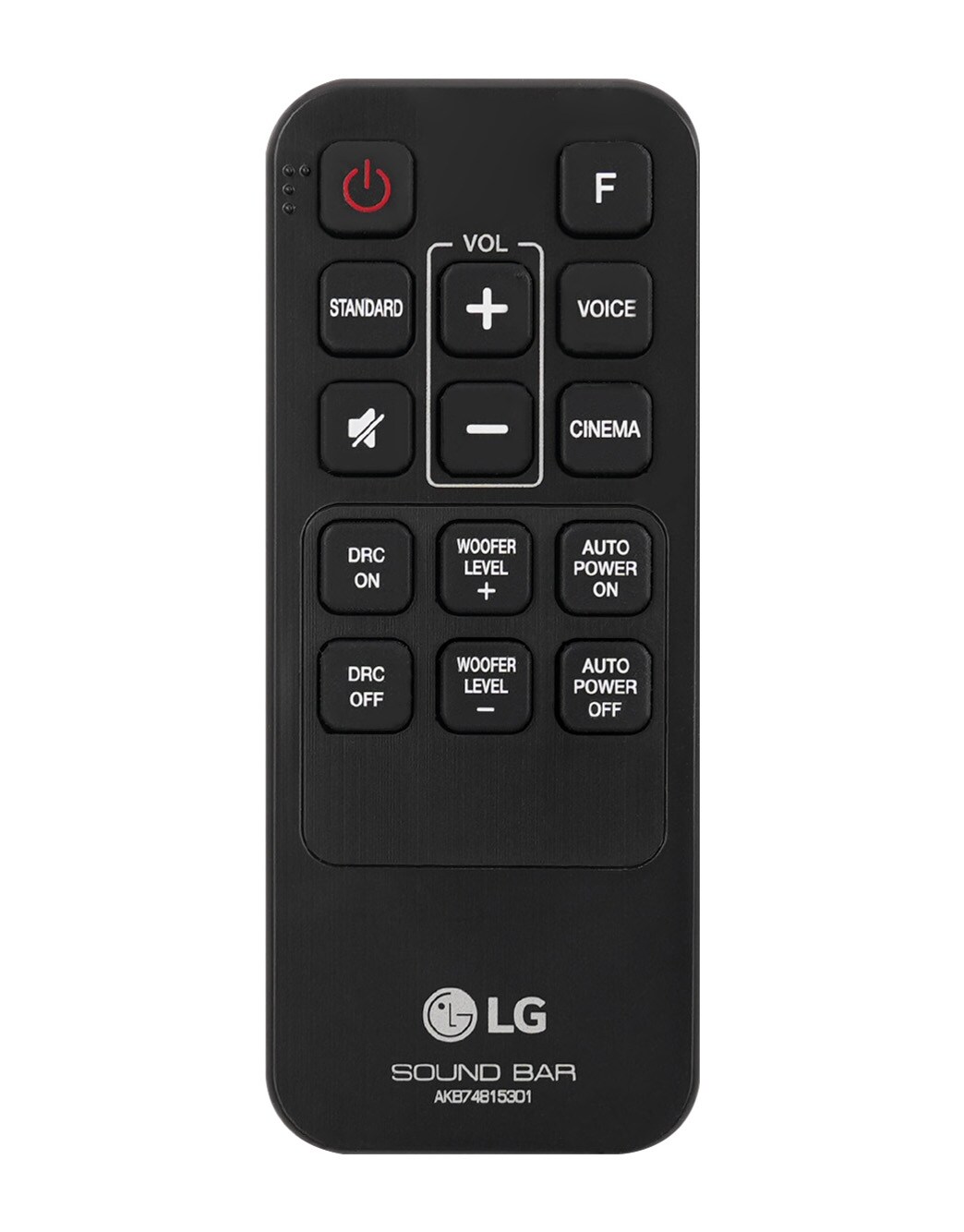 Soundbar Remote Controller - AKB74815301 | LG UK