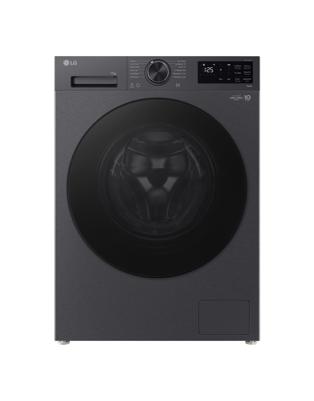 11kg Direct Drive Washing Machine Matte Black | LG UK