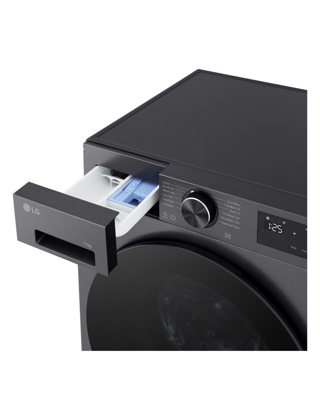 11kg Direct Drive Washing Machine Matte Black | LG UK
