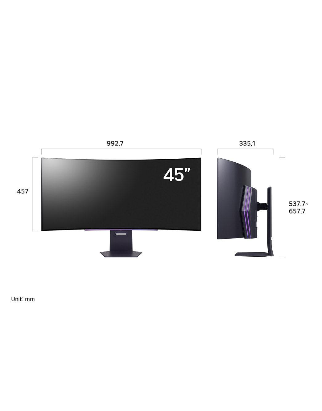 45" UltraGear™ OLED Curved Gaming Monitor | LG UK