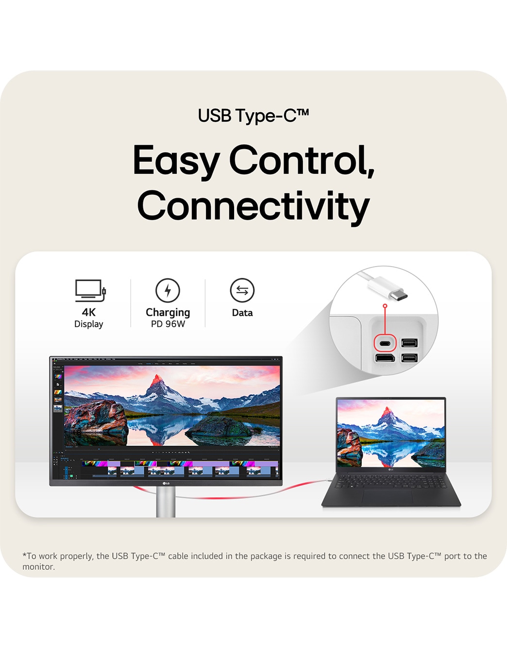 LG IPS 4K UHD 27" Monitor - 27UP850K-W | LG UK