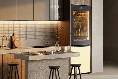 Tall Fridge Freezer with LED & InstaView | LG UK