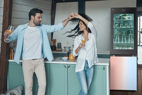 Tall Fridge Freezer with LED & InstaView | LG UK