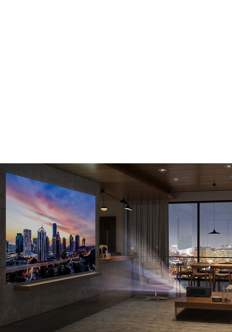 LG CineBeam 4K 2500 Lumen Projector Laser - HU80KSW | LG UK