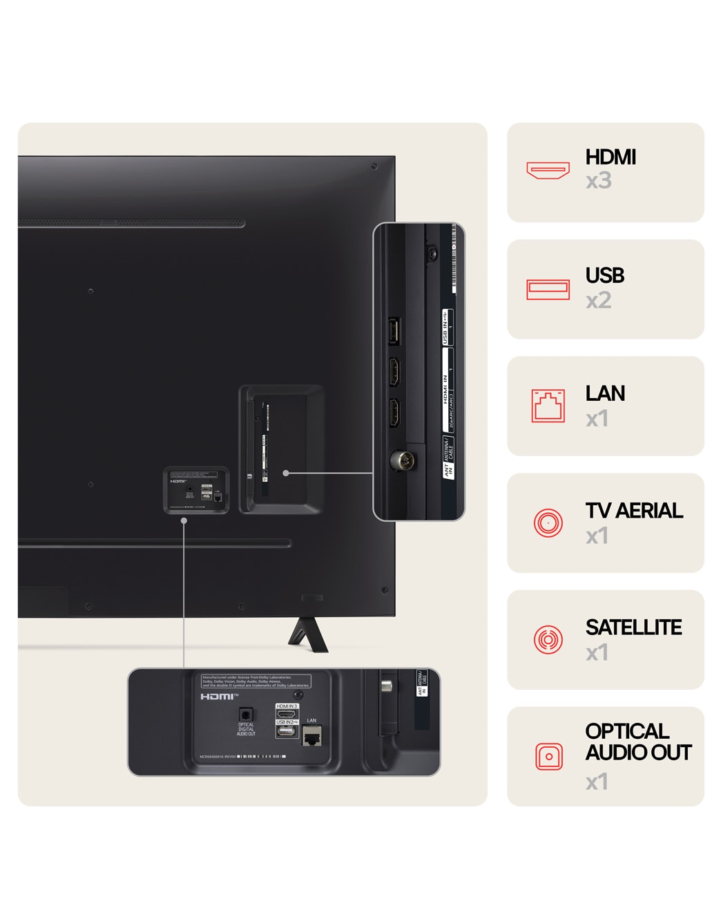 75 inch LG UR75 4K Smart UHD TV 2024 - 75UR75006LK | LG UK