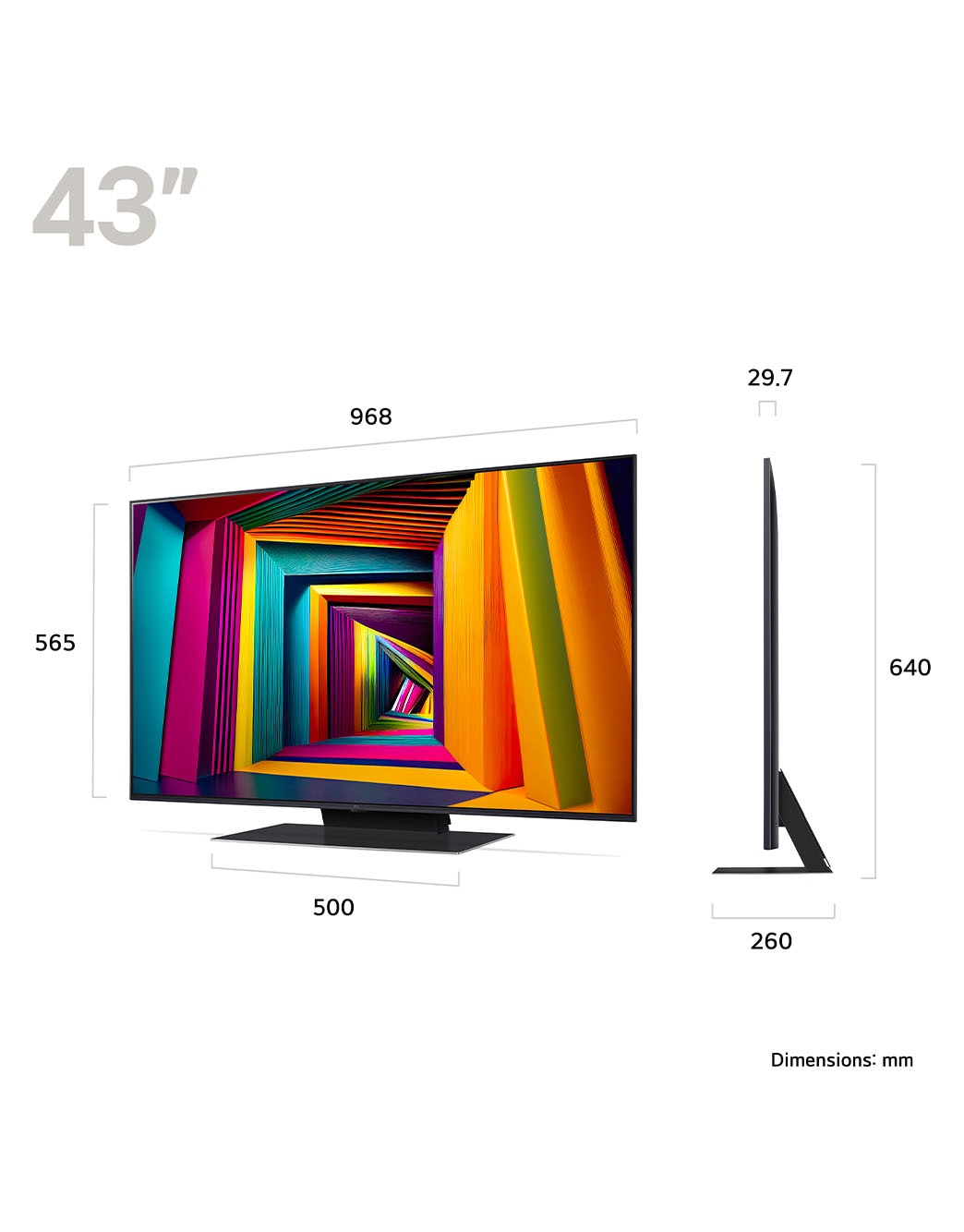 43 inch LG UT91 4K Smart TV 43UT91006LA | LG UK