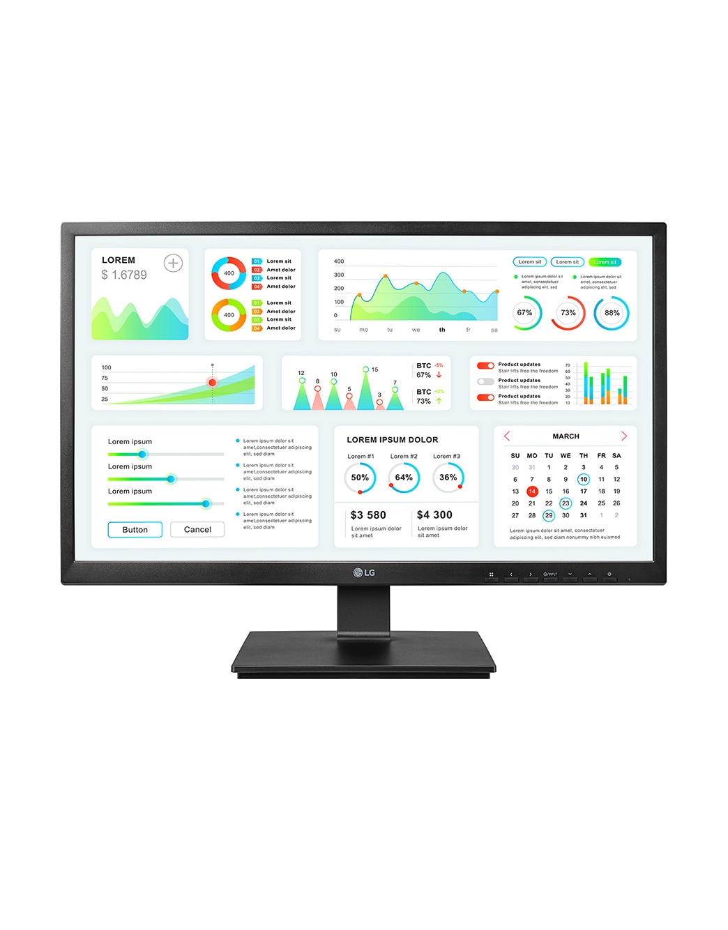 23.8" Full HD All-in-One Zero Client - 24CK550Z-BP | LG UK