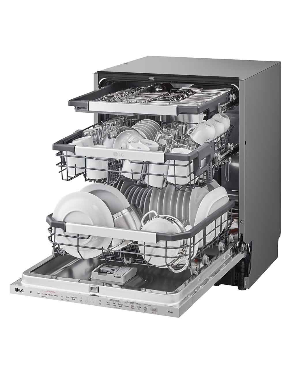 Intergrated Full Size TrueSteam Dishwasher DB476TXS | LG UK