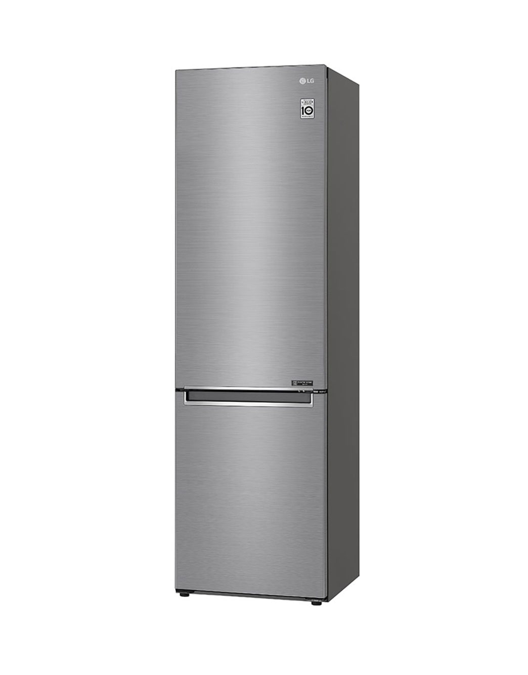 384L Tall Fridge Freezer Shiny Steel | LG UK