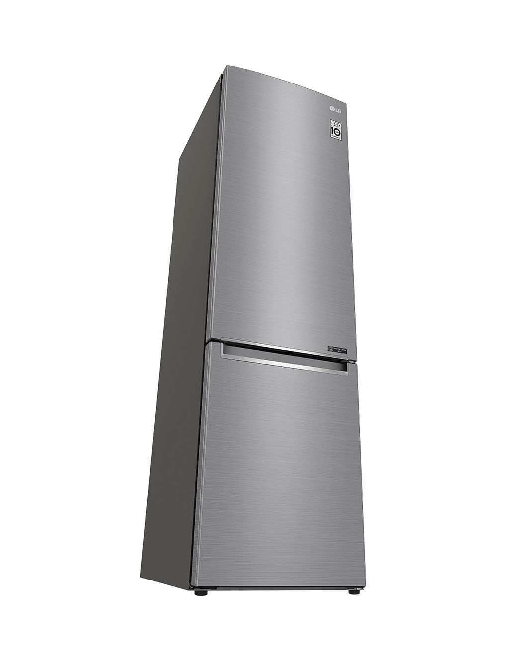 384L Tall Fridge Freezer Shiny Steel | LG UK