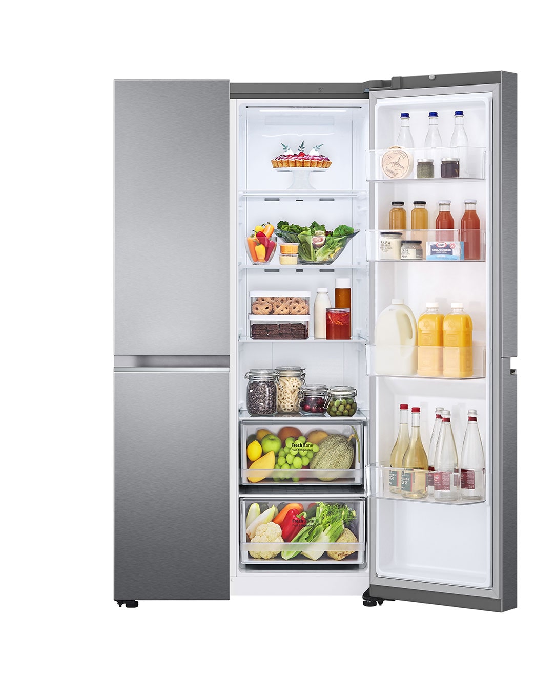 655L American Style Fridge Freezer Dark Graphite | LG UK