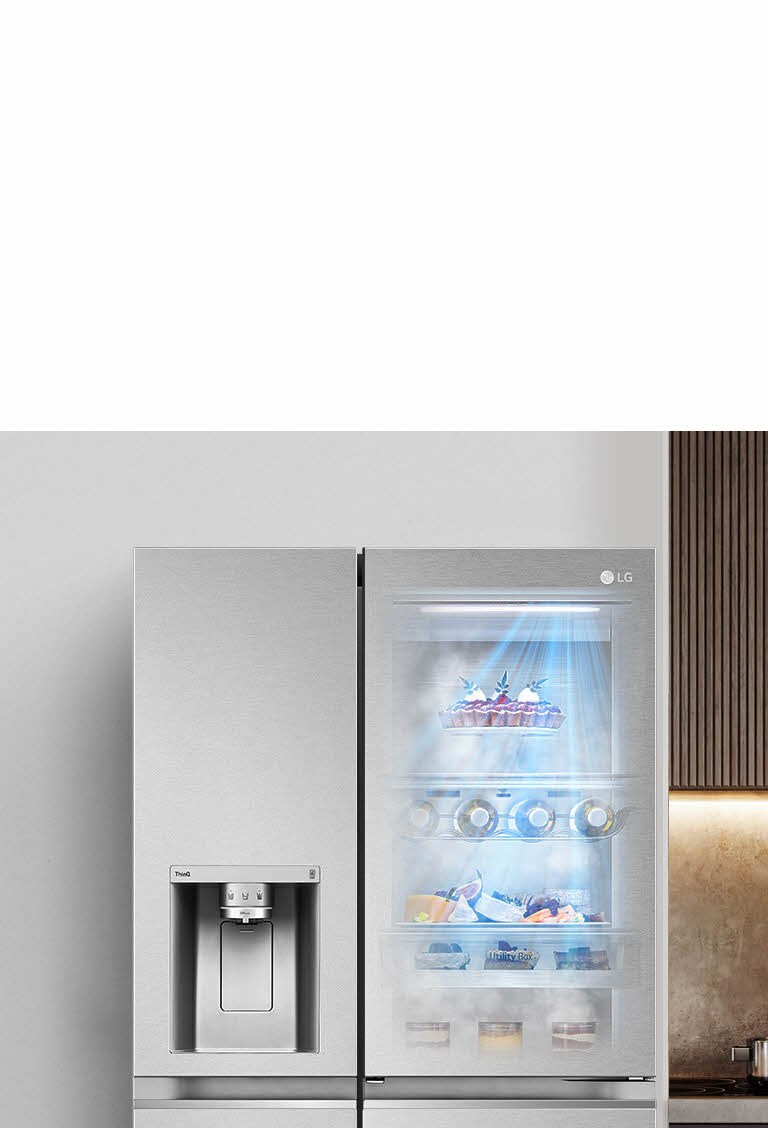 635L American Style Fridge Freezer Stainless Steel | LG UK