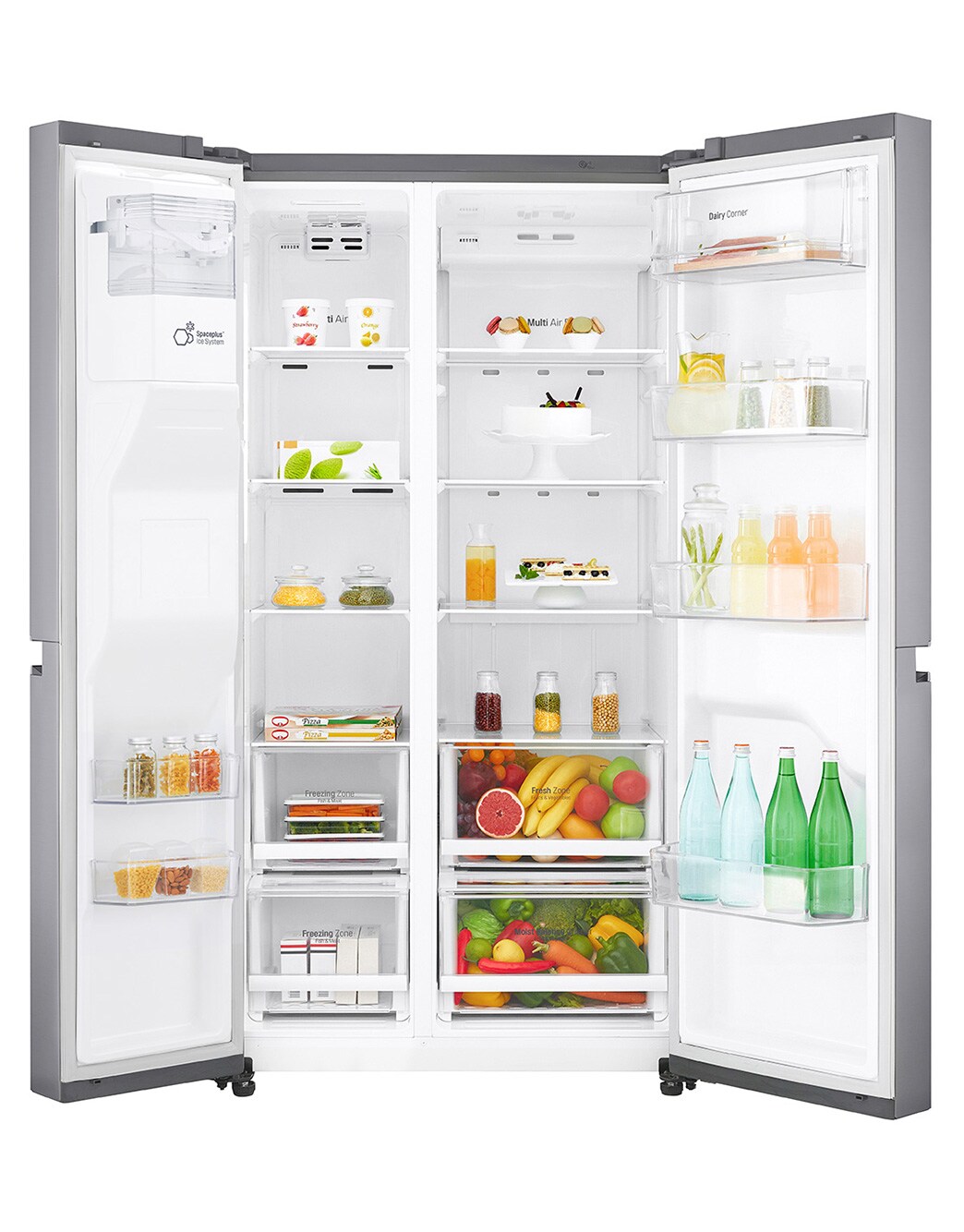 GSL480PZXV F Rated Smart Refrigerator with Large Capapcity | LG UK