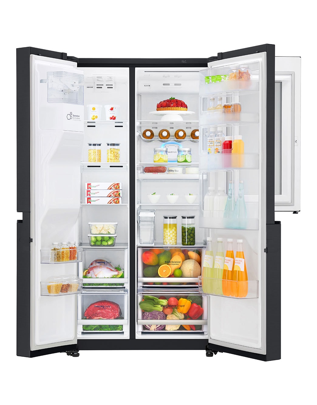 LG InstaView Door-in-Door™ GSX961MCVZ American style Fridge Freezer ...