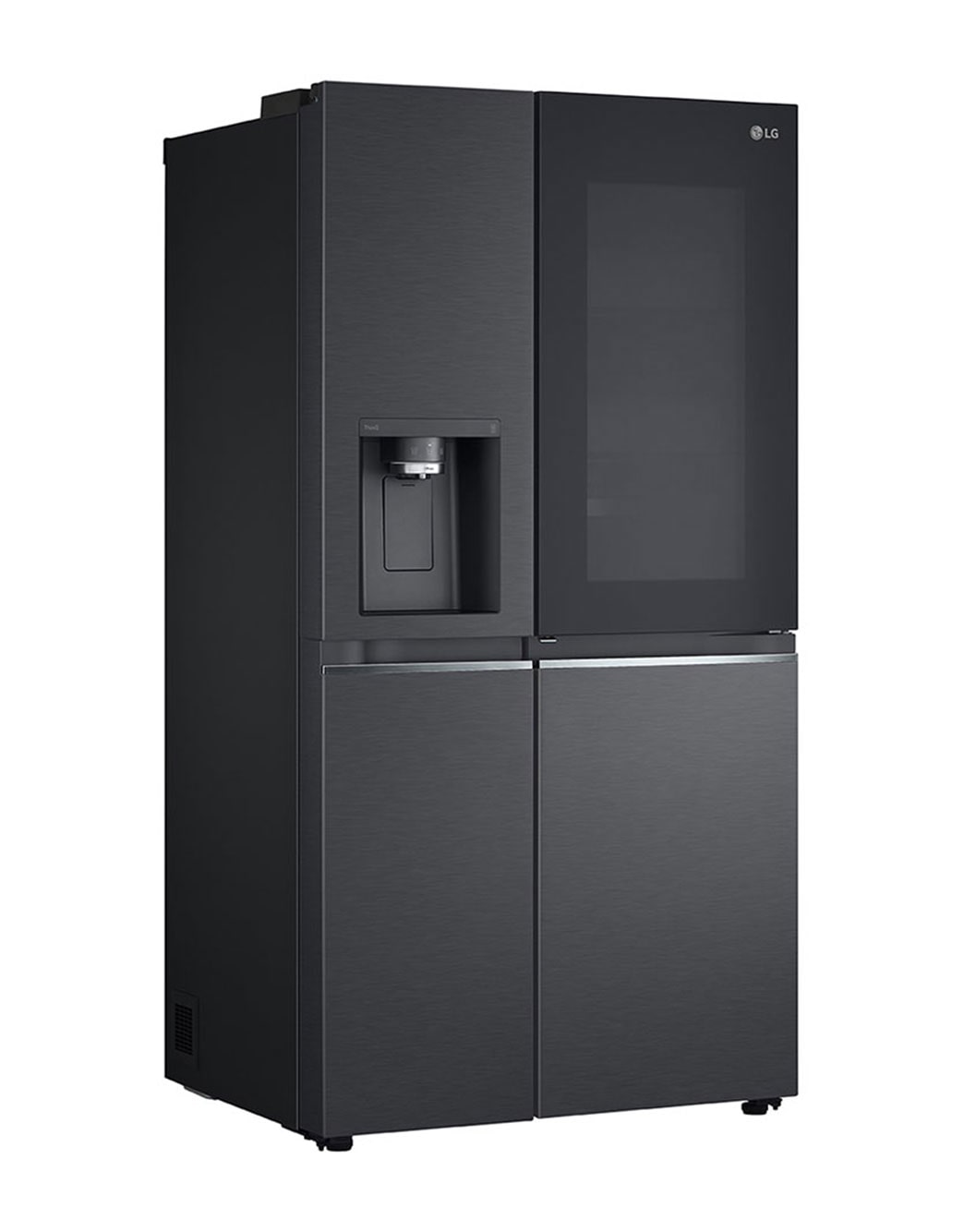 635L American Style Fridge Freezer Matte Black | LG UK
