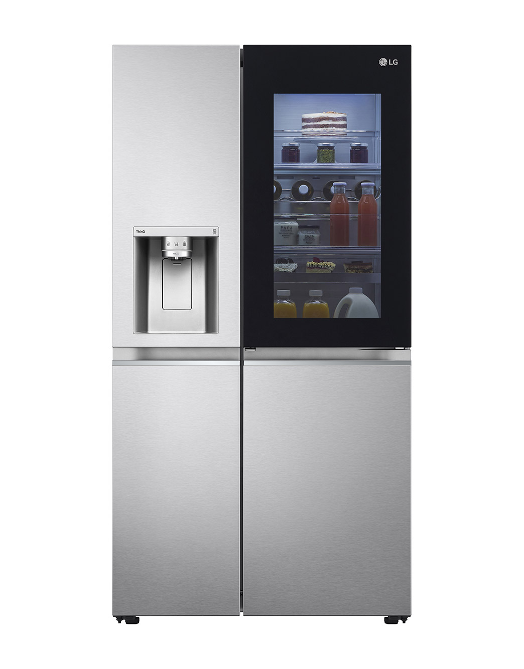 635L InstaView™ American Fridge Freezer - GSXV91BSAE | LG UK