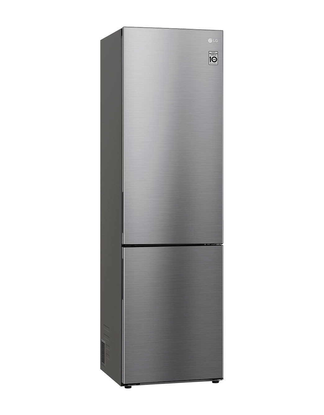 384L Tall Fridge Freezer Shiny Steel | LG UK